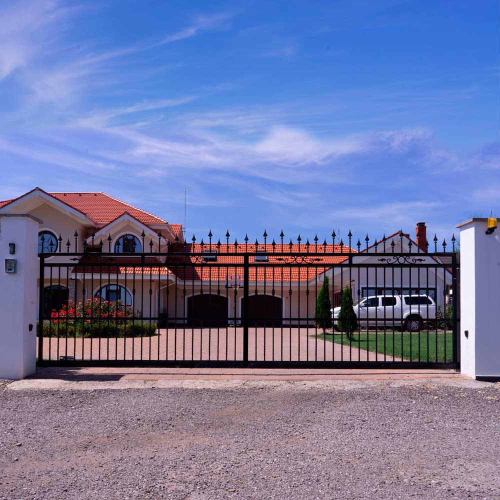 Kit complet automatizare porti autoportante PNI AP800C, motor, roti ...