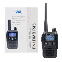 Statie radio portabila PNI DPMR R41 PRO/ R45 ,R45, digital si analogic 0.5W, 16CH, VOX ...